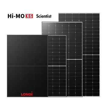 Longi Hi-mo X6 All Black Pv Modules Scientist Lr5-54htb 440-450m Monocrystalline Solar Cell ...