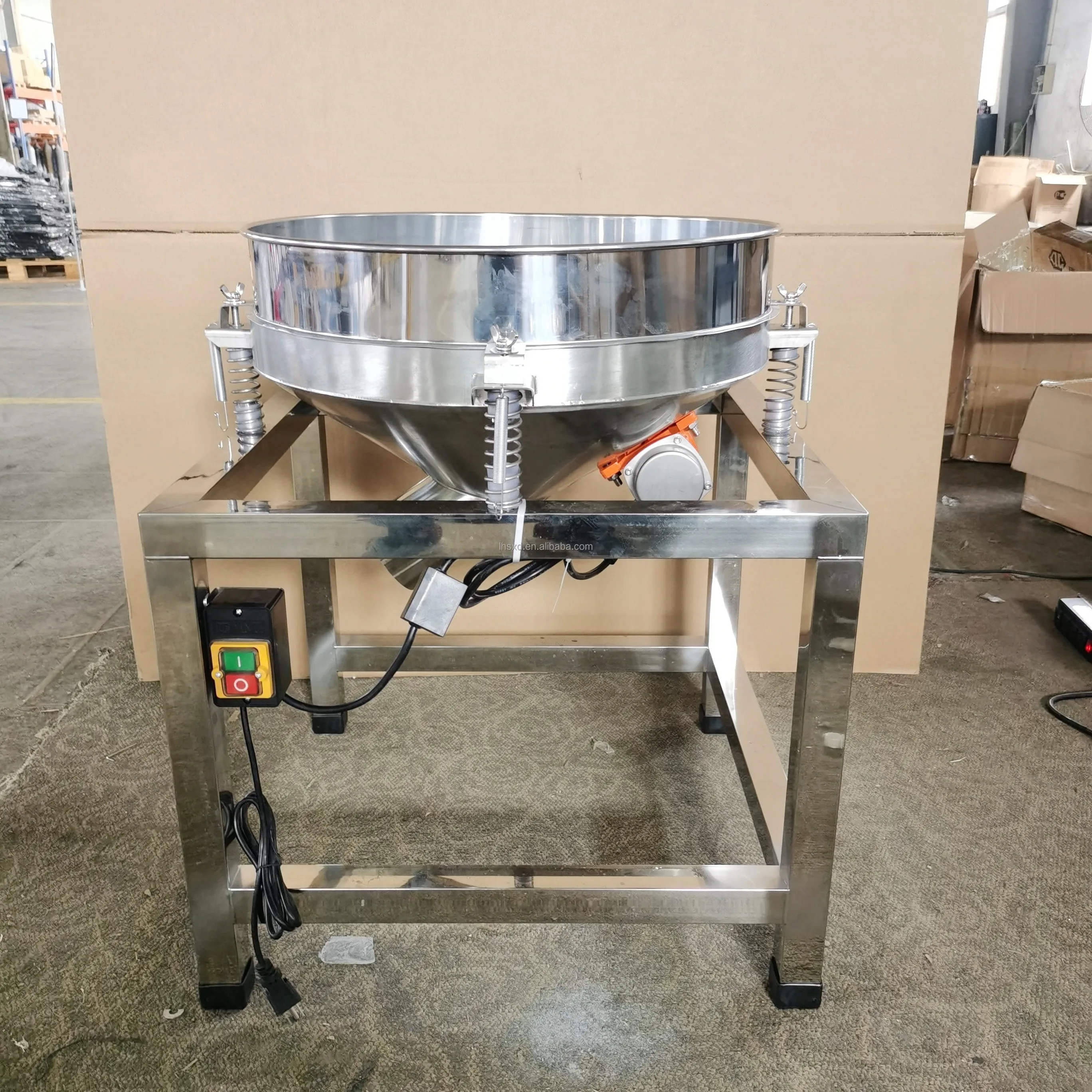 Stainless Steel Electric Vibrating Screen for Food Processing