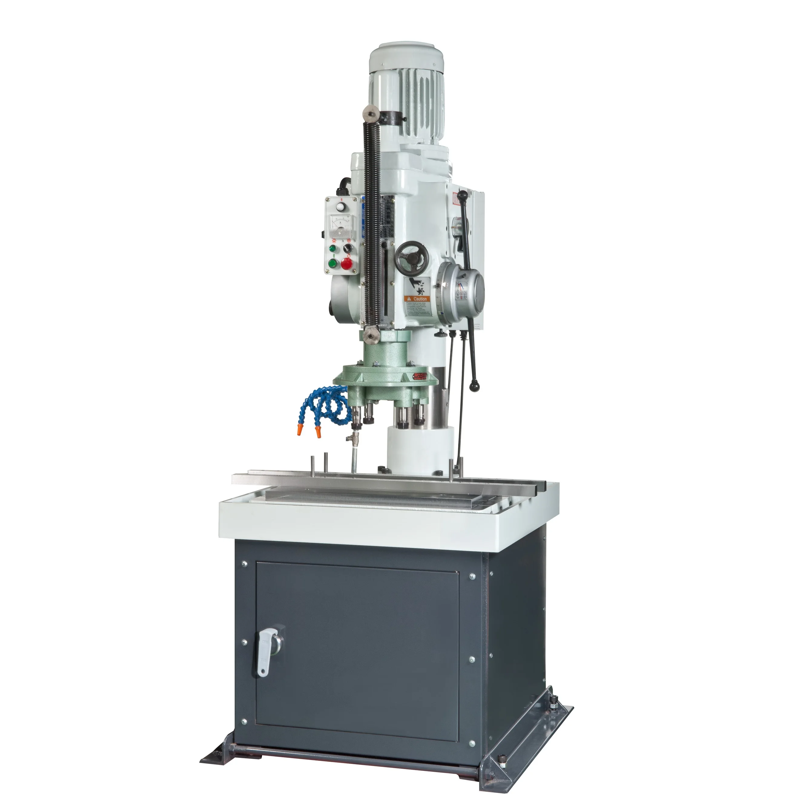 Drilling Tapping Machine Fixed Table 800x500mm Inner Coolant Gear Drive ...