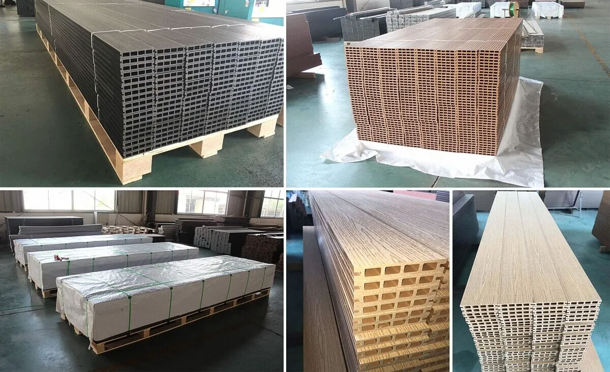 Eco-friendly Anti-uv Extruded Wpc Co-extrusion Capped Wpc Composite ...