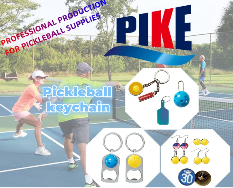 Custom Pickleball Gift Innovative Little Keychains Pickleball Paddle ...