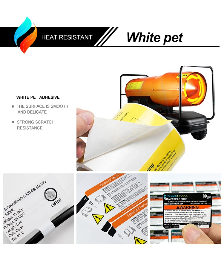 Custom Warning Label Electrical Sticker Adhesive Electrical Panel ...