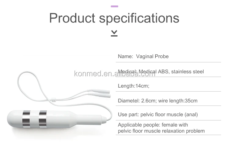 TENS/EMS Units Widely Used Women Vaginal Probe Insertable Electrode ...