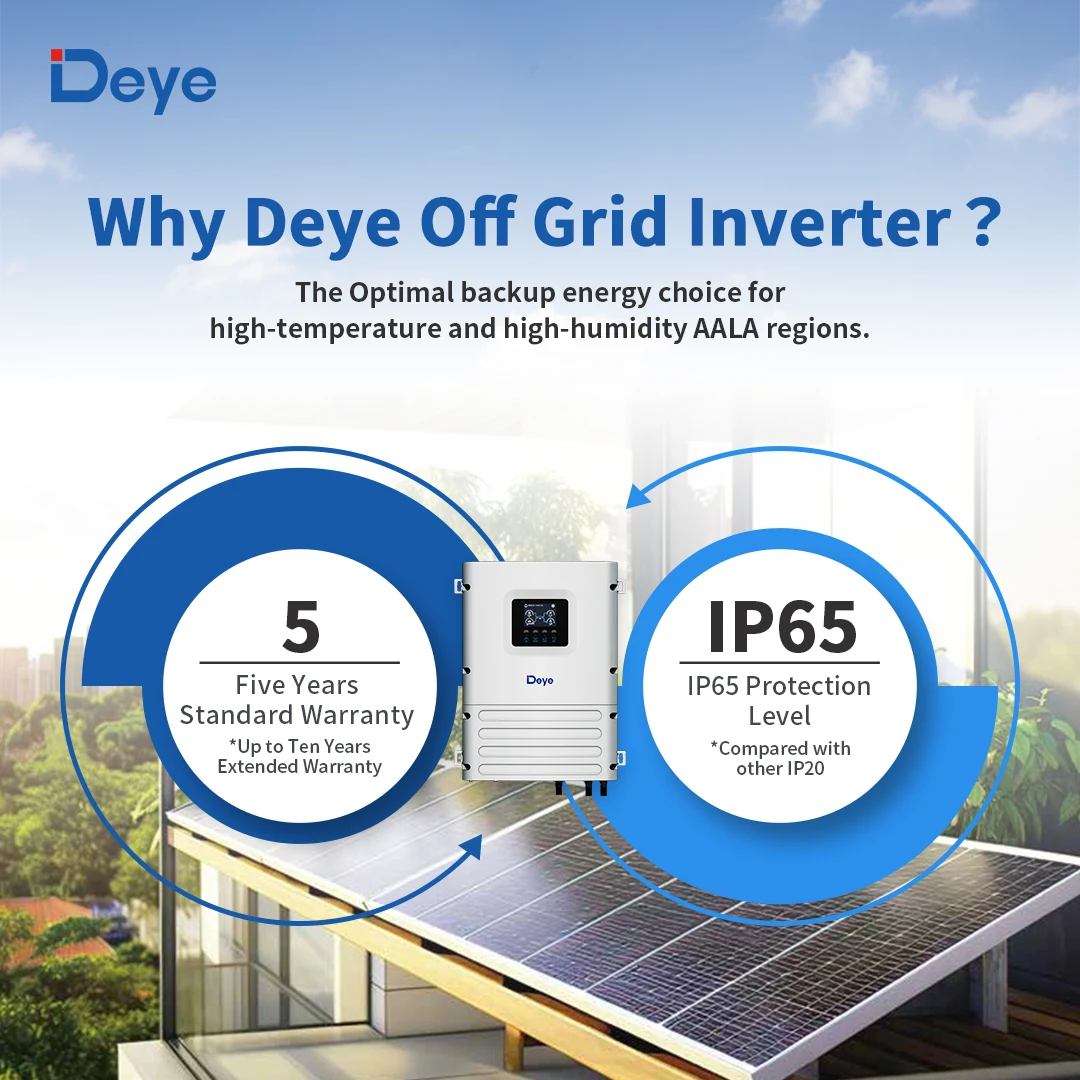 Deye SUN-3.6/5/6K-OG01LP1-EU-AM2 Inverter - Efficient Solar Power