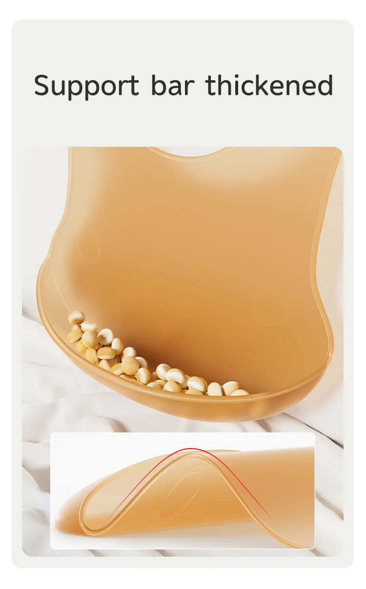 Low Price Wholesale Baby Food Drool Bib Set Silicone Waterproof Divided ...