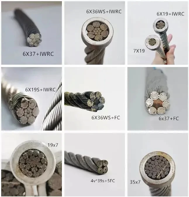 Jis Standard Galvanized Ungalvanized Types Of Steel Wire Rope ...