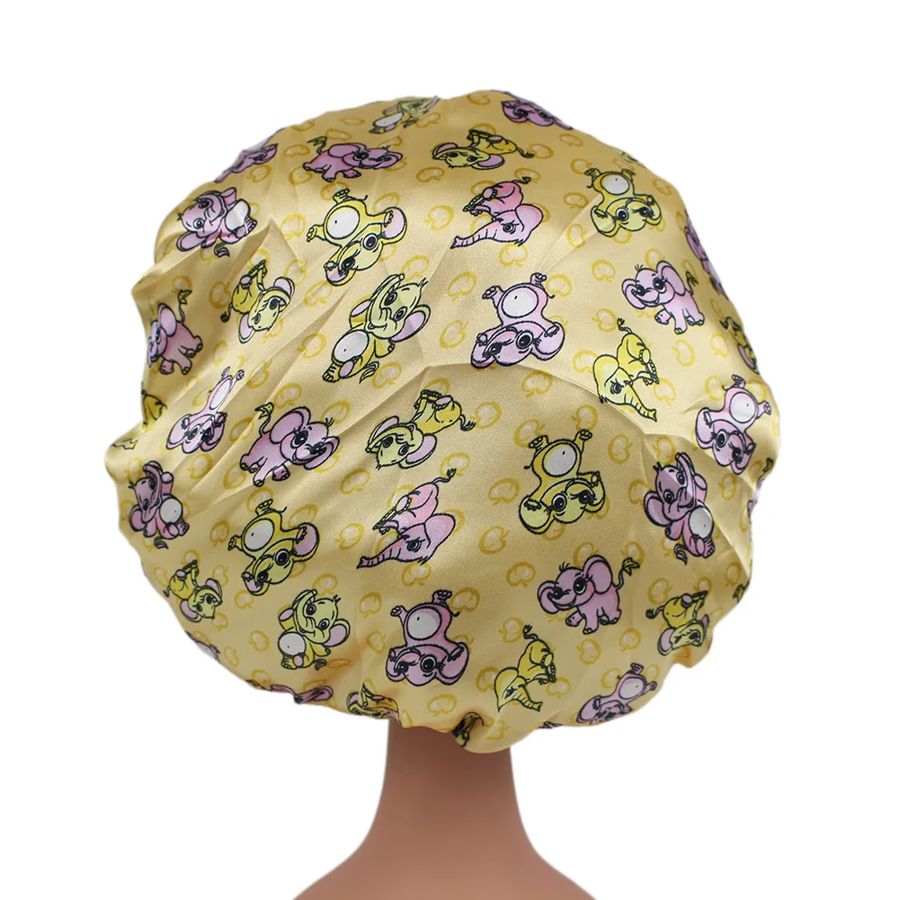 Wholesale Hot Sale Floral Printed Kids Bonnets Satin Sleep Custom Silk ...