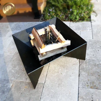 Garden Pyramid Metal Heating Fire Pit Outdoor Durable Cheap Brazier ...