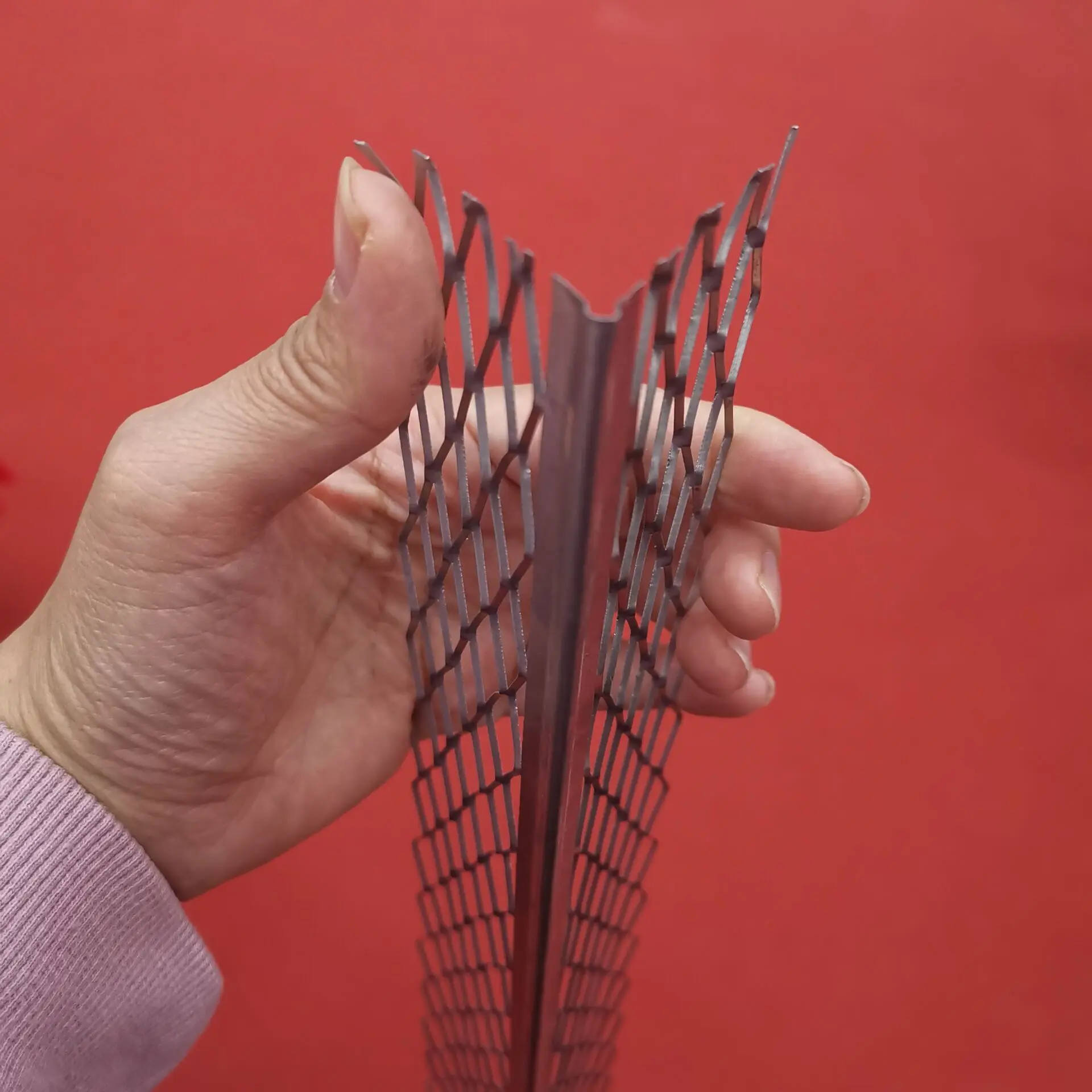 Drywall Corner Bead Aluminum Expanded Metal Corner Bead with Mesh Angle ...