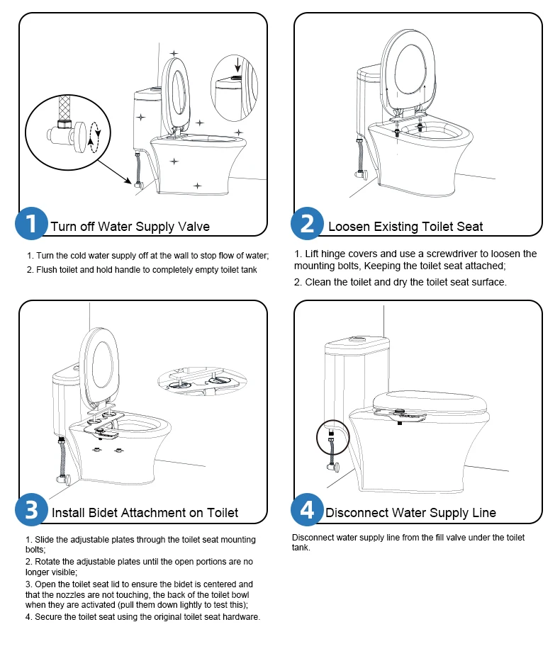 New Design Personal Bidet Attachment Hot Selling Handy Care Bidet