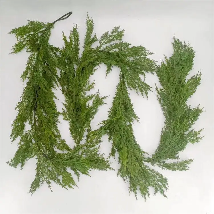 9 FT Real Touch Cypress Garland - Perfect for Holiday Decor