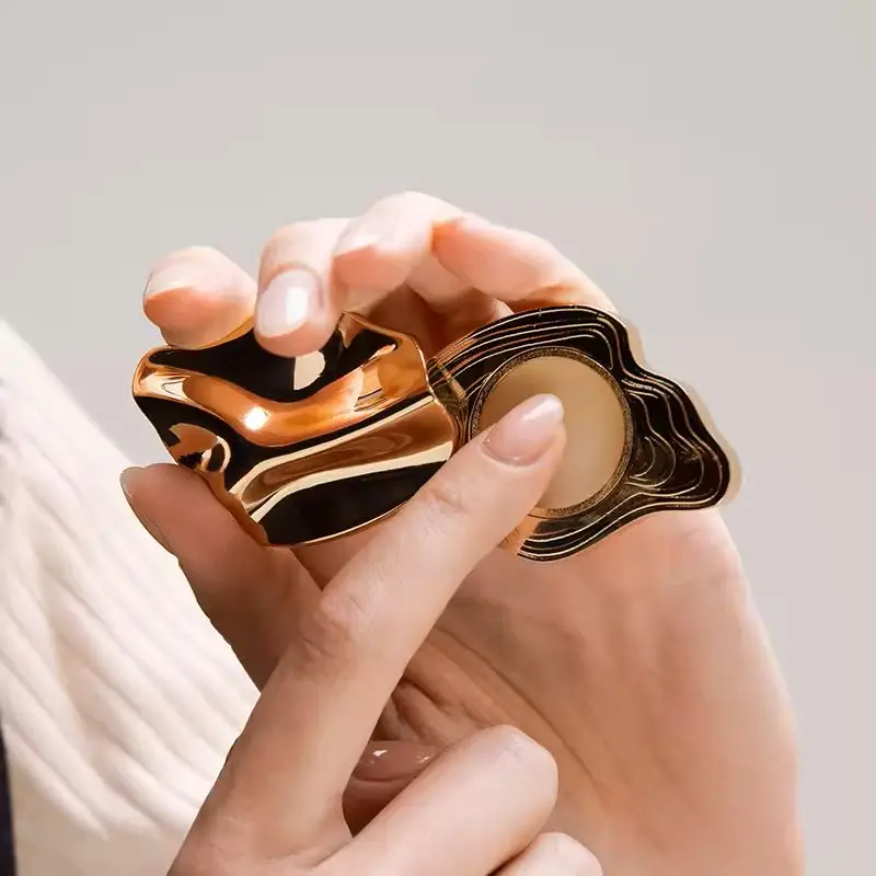 Elegant Solid Perfume Container Tins - Magnetic & Refillable