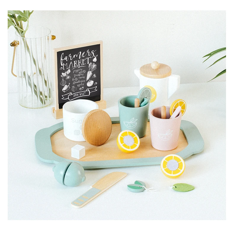Education Toy Kitchen Accessories Role Play Kitchen Toys Wooden ...
