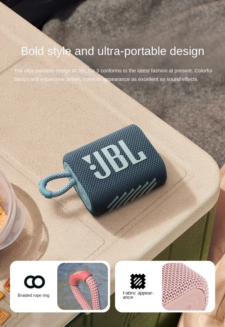 Best Sound Jbl Go 3 Bluetooth Speaker Lightweight Portable Wireless ...