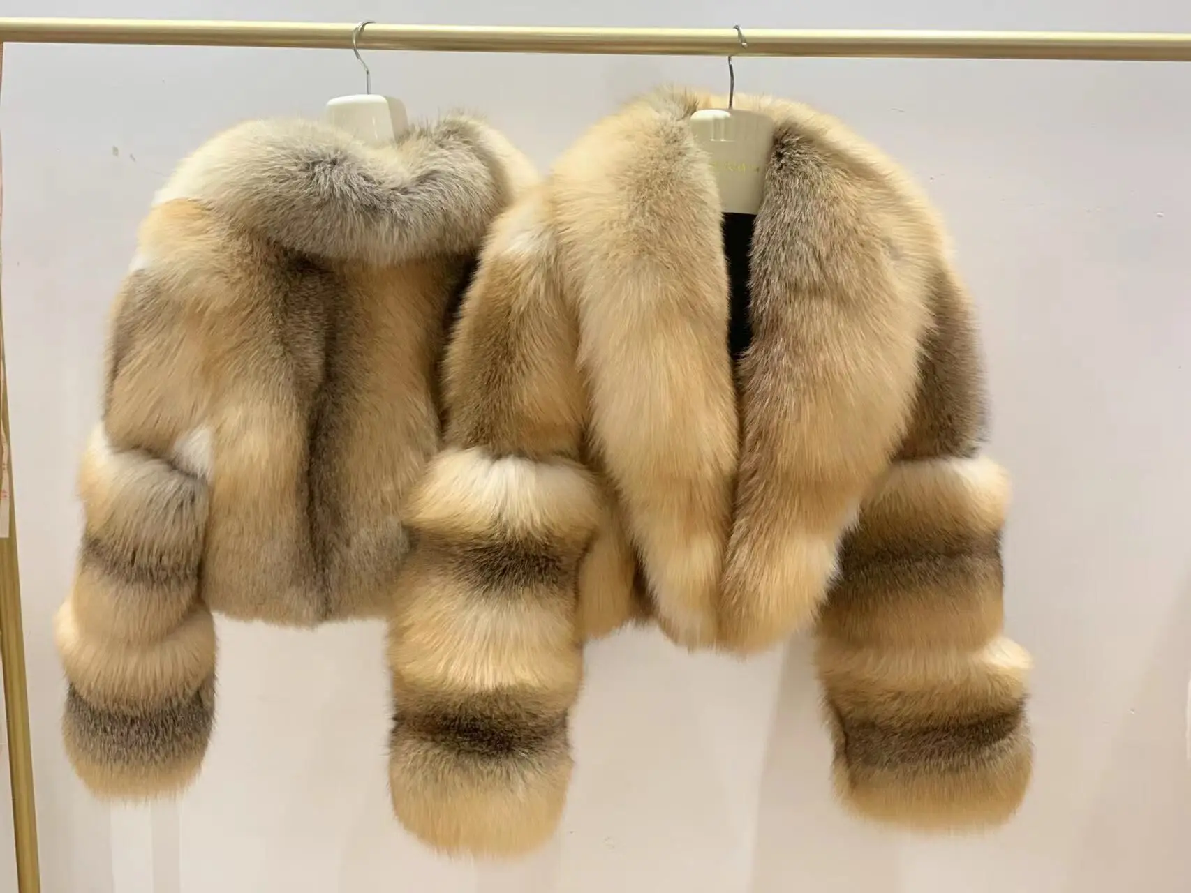 Shop Our Trendy Real Crop Fur Coat High Waist Collection