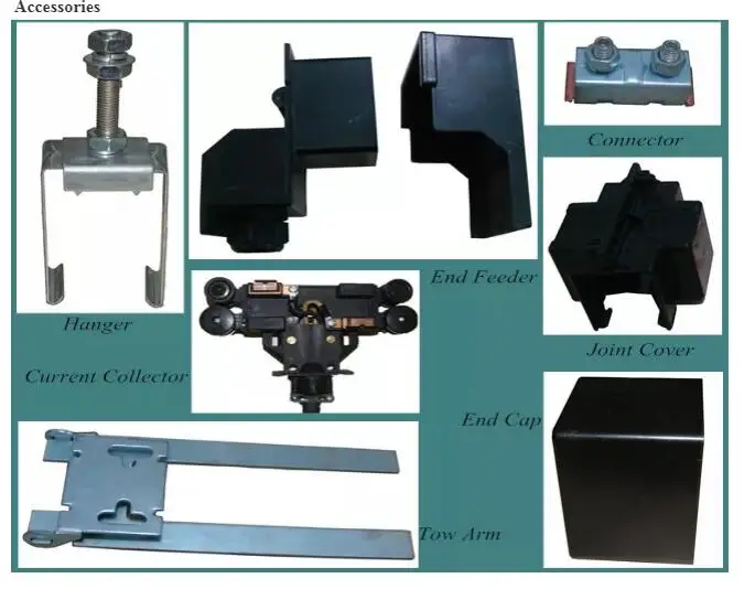 Enclosed Safety Multipole Conductor Rail Hoist 80 Amp - Buy Conductor ...