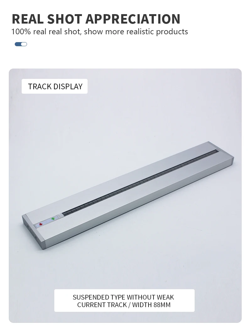 70MM Width Surface Mounted Smart Kitchen Office Rail Power Track System ...