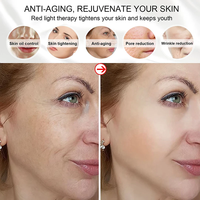 Wireless LED Face Mask - Rechargeable Skin Rejuvenation