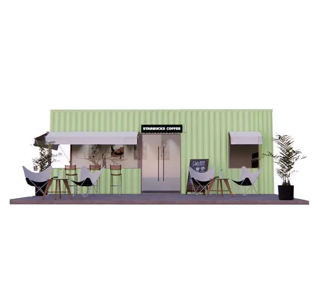 Fiberglass Prefab Outdoor Food Burger Shopping Bar Display