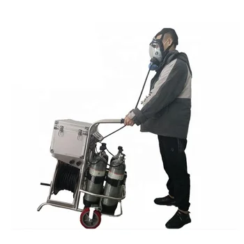 Firefighting Trolley Mounted Air Breathing Apparatus(scba) Cart Mine ...