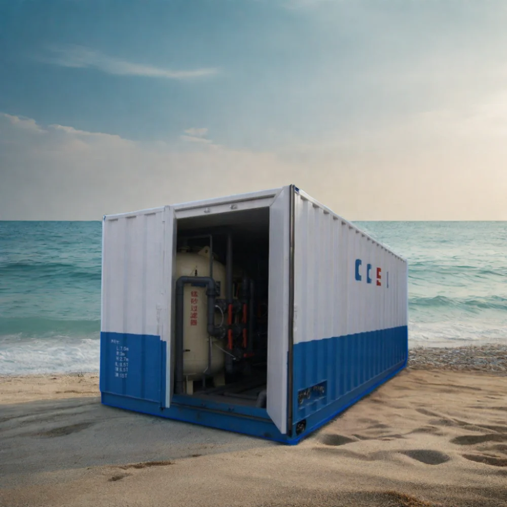 Desalination Machine Sea Water Container Seawater Desalination Plant ...