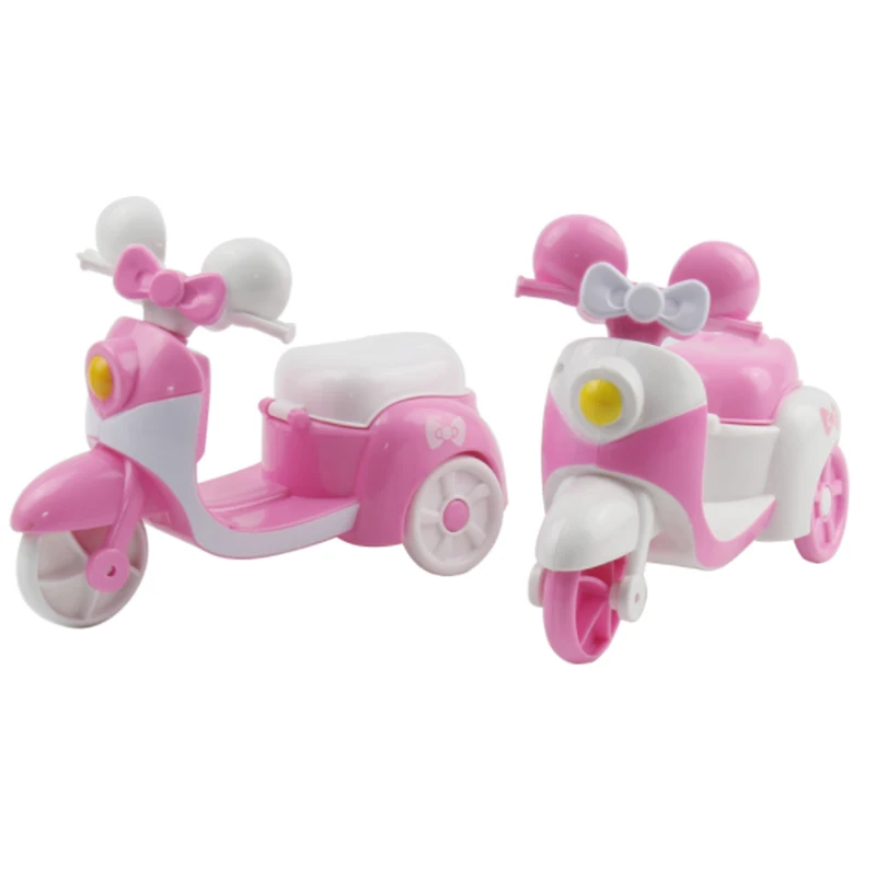Doll Three-wheeled Motorcycle Children Mini Simulation Model Car Girl ...