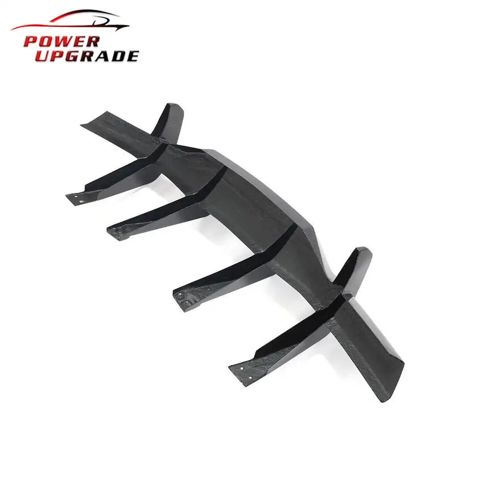 Power Upgrade Style Carbon Fiber C8 Rear Diffuser for Chevrolet ...