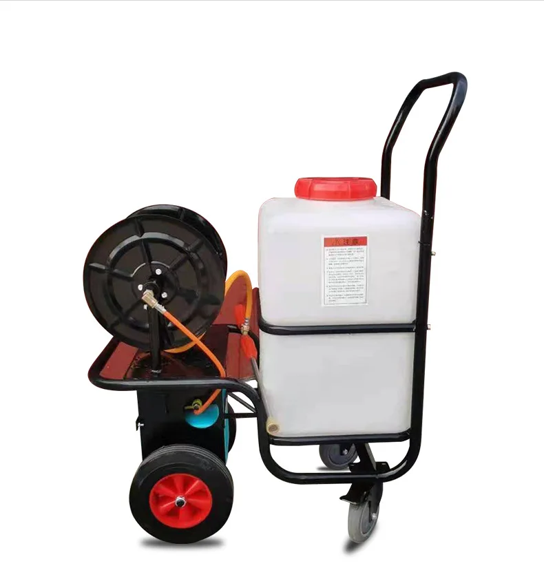 Agricultural Sprayer 60l Tank Trolley Garden High Pressure Hand Push ...