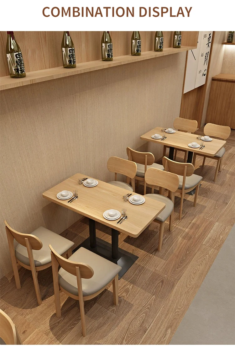 Commercial Restaurant Sofa Booth Seating and Dining Set - Modern Wooden ...