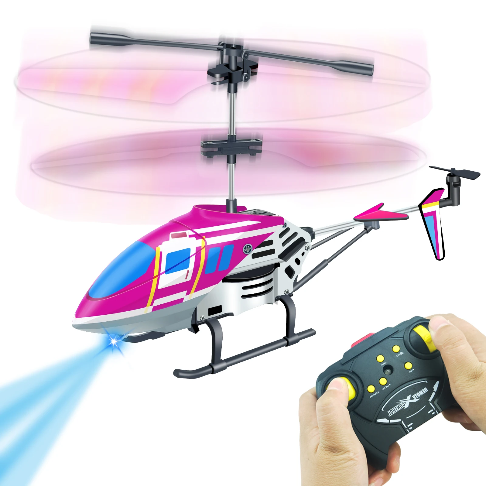 Pink Helicopter Toy