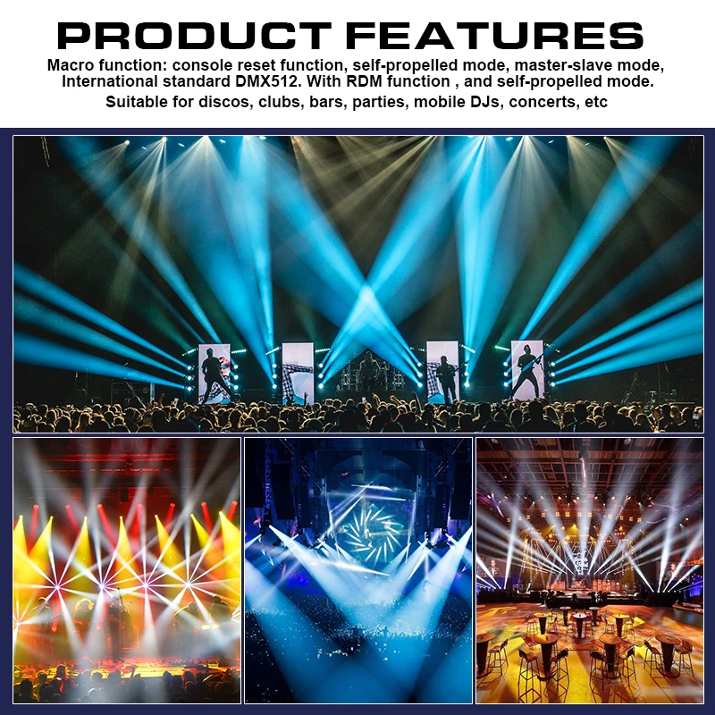 500w LED 3in1 BSW Beam Spot Wash CTO CMY Moving Head Light Concert ...
