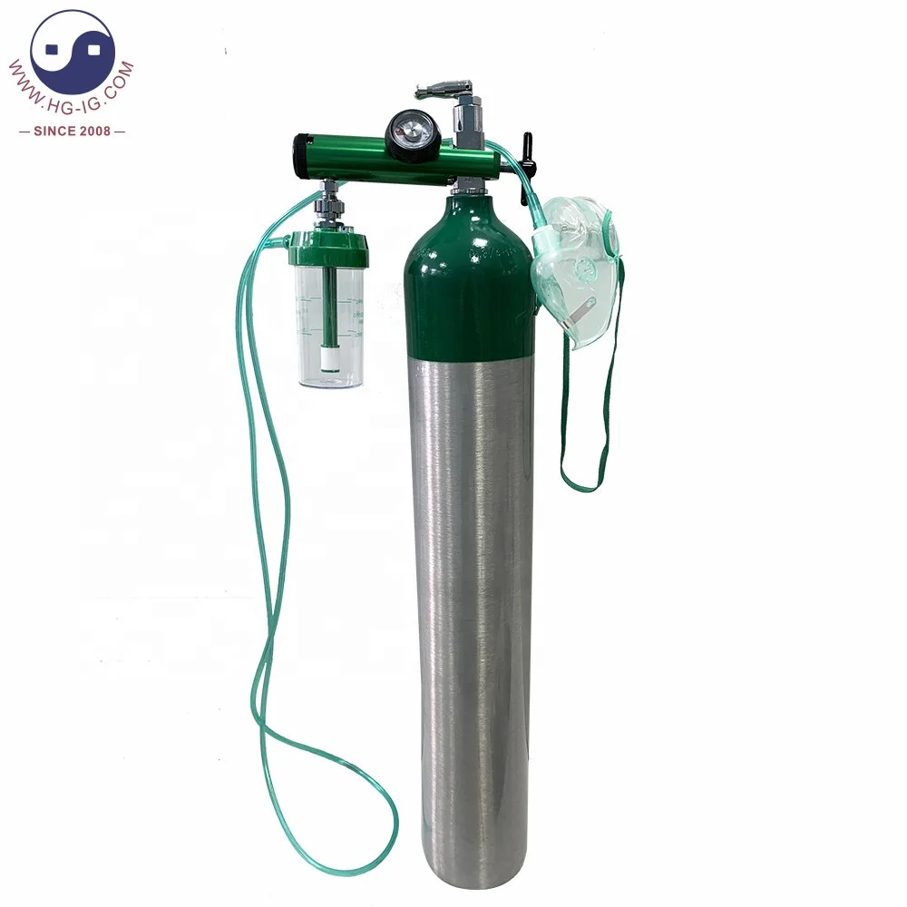 Hg-ig New 1l-50l Medical Oxygen Cylinder With Cga870 Valve Medical ...