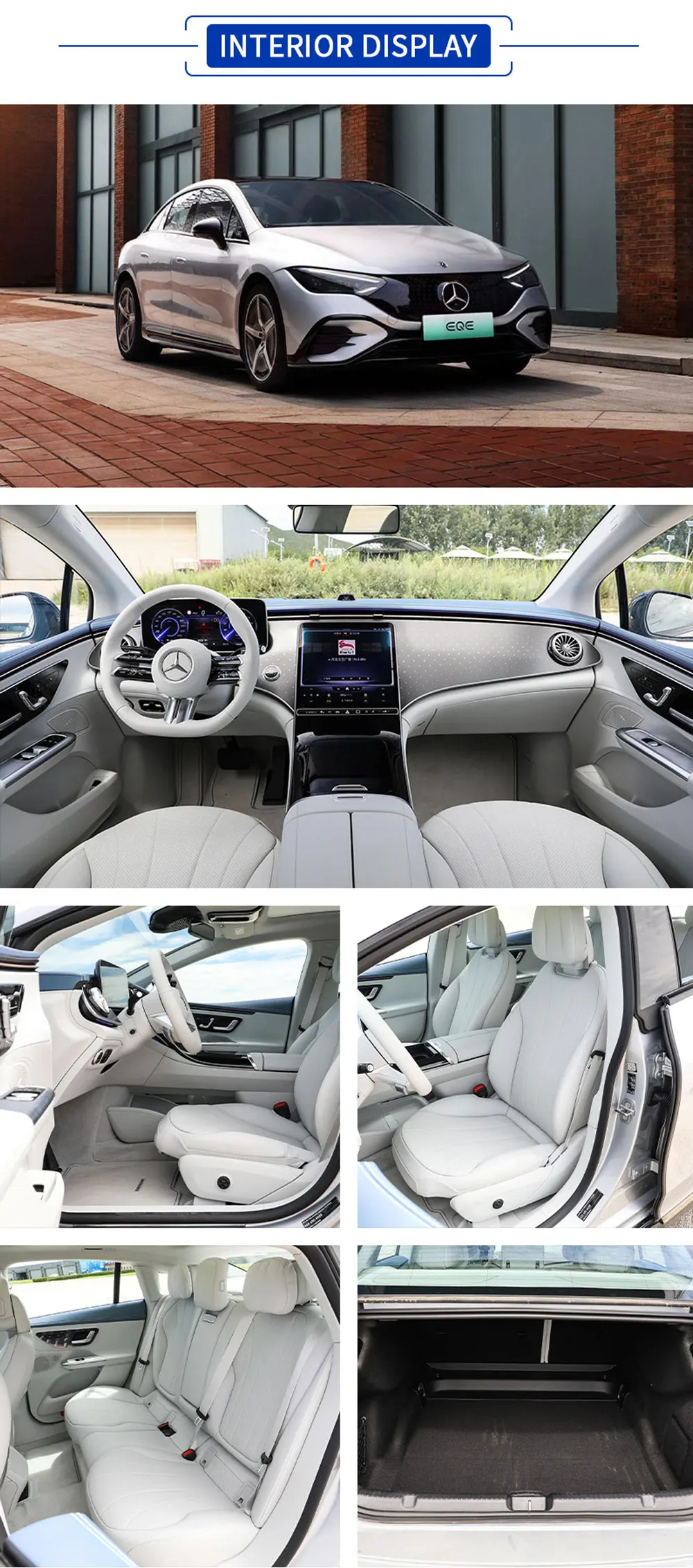 Merced-es Benz Electric Vehicle Eqe Mercedes 2024 5-door 5-seat Adult ...