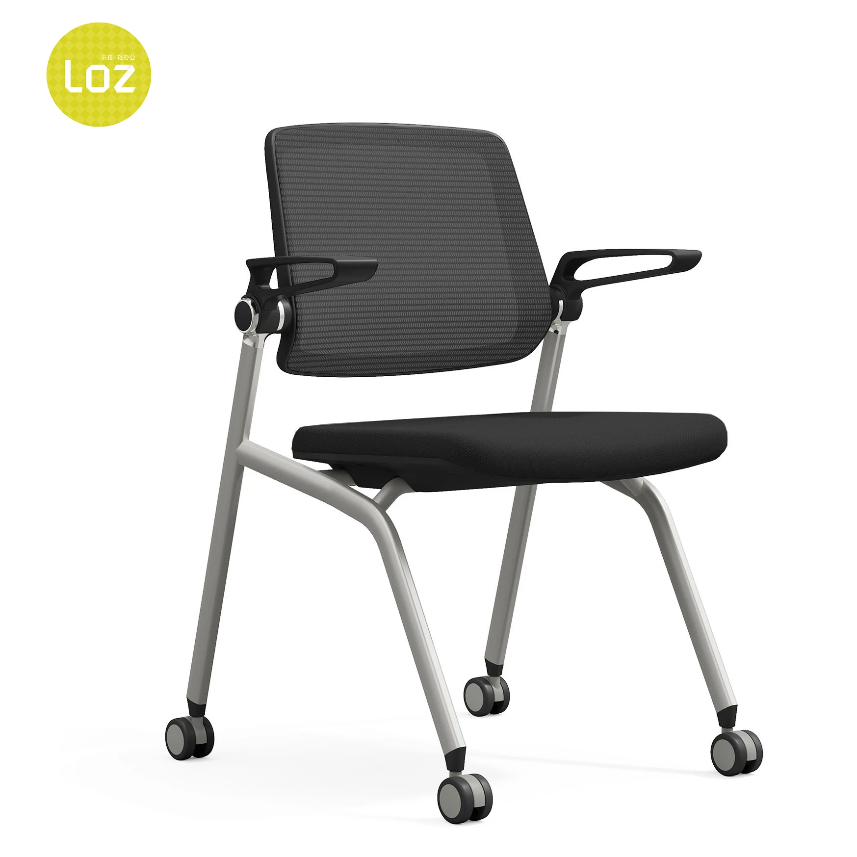 Multi-color Stacking Student Office Chair Mesh Fabric Conference ...
