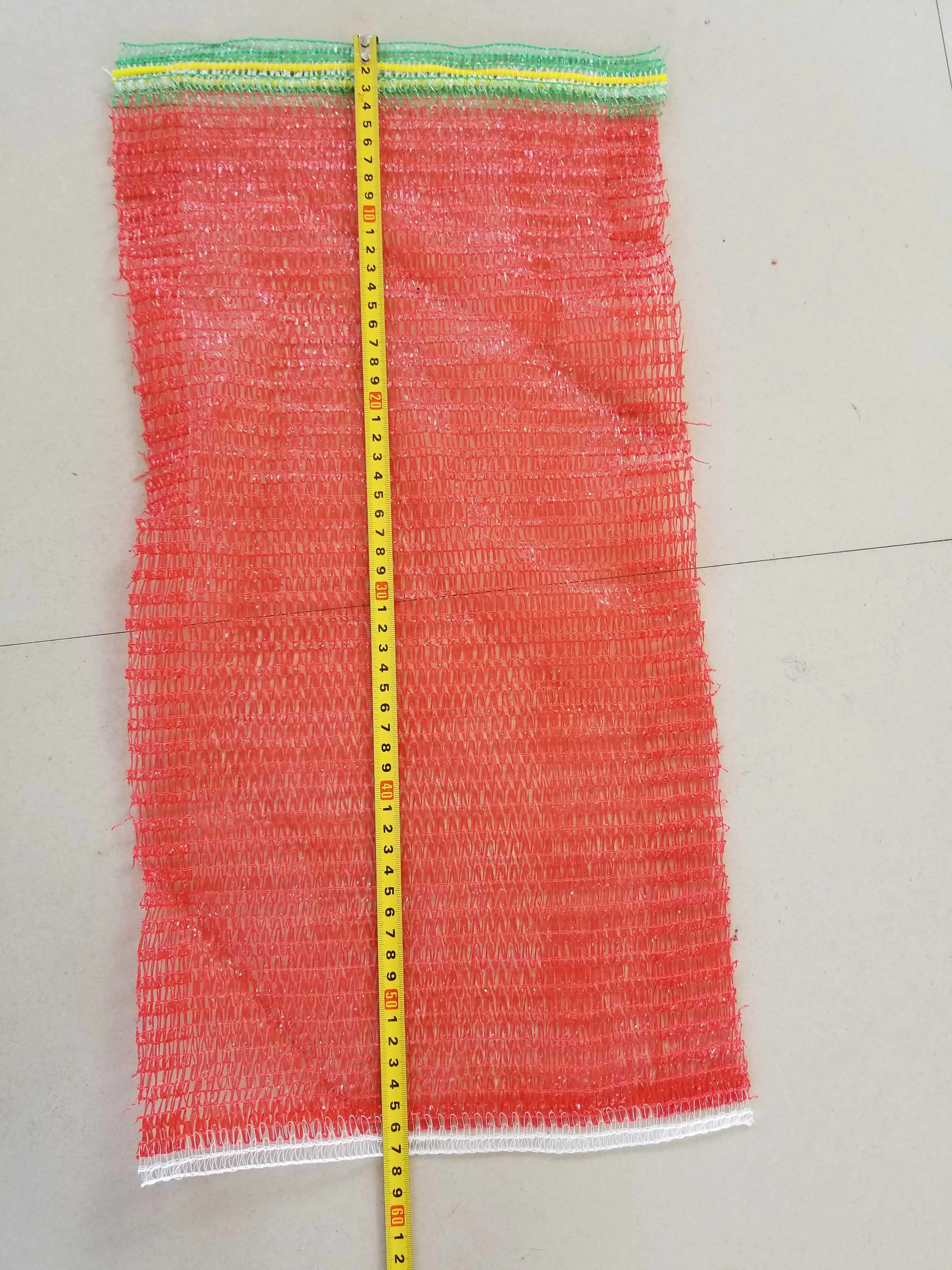 Customized 2.5kg 3kg 7kg Packing Sack Pe Leno Mesh Bag For Onion Potato ...
