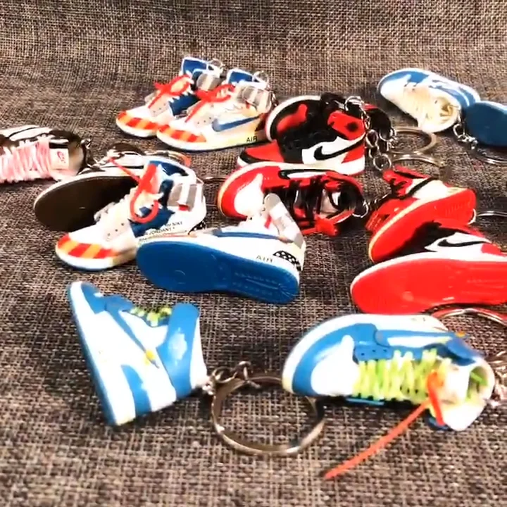 Personalized Dunk Skateboard Shoes Key Chain Shoe Mold Pendant Bag A J ...