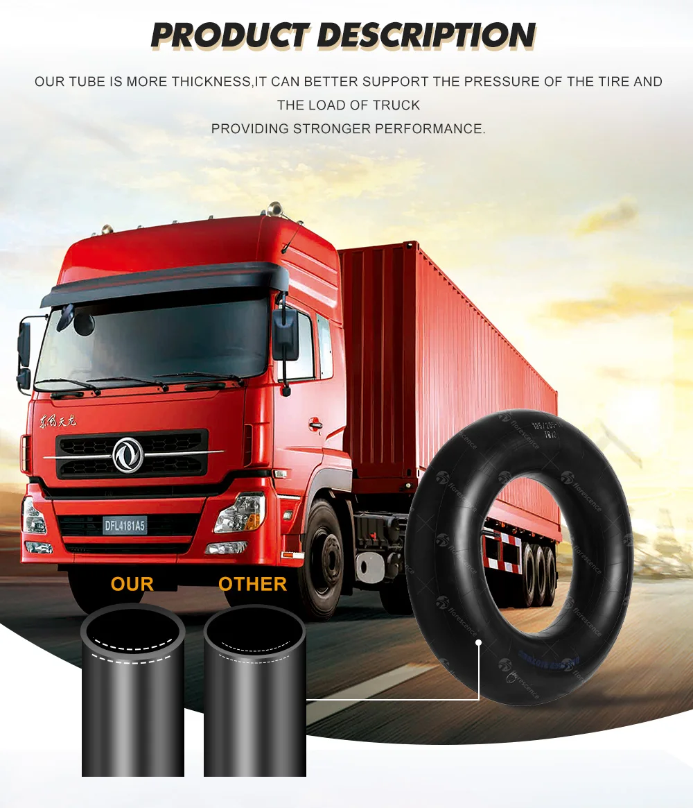Lightly Used 1200R24 Truck Tire Inner Tube 1200-24/1200/1300R24 Size ...