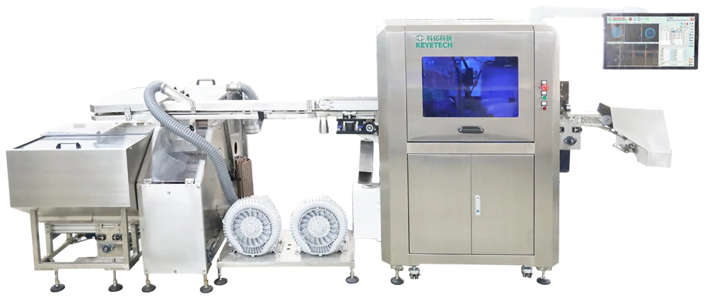 Keyetech Ai Algorithm 29mm Oil Cap Closure Short Mold Flash Issue Inspection Machine Buy 