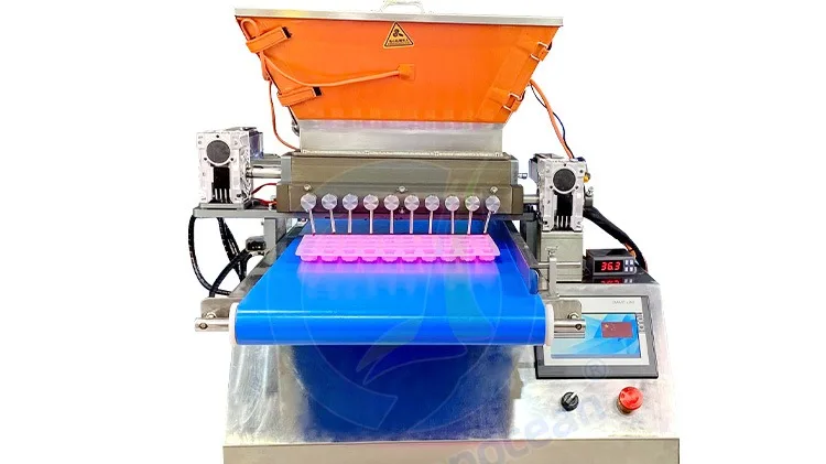 Small Automatic Desktop Chocolate Gummy Fruit Hard Soft Candy Form ...