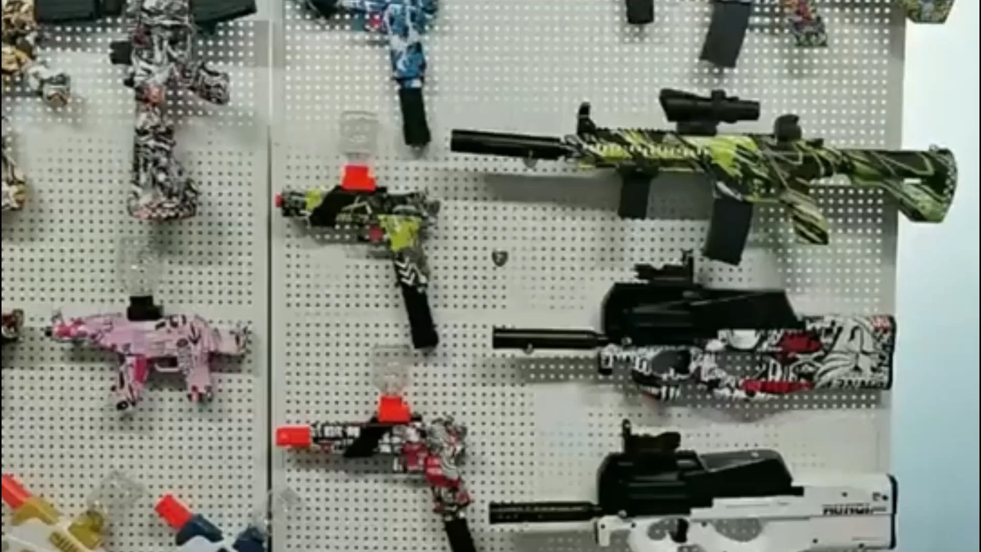 M416 Electric Gun Toy Water Beads Glasses Shooting Team Game Splatter ...