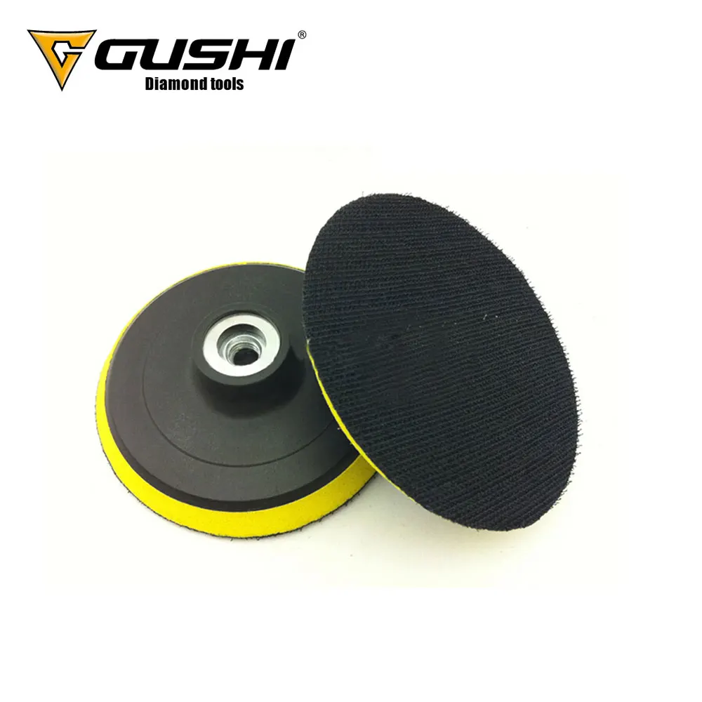 3'' - 5'' Angle Grinder Rubber Hook and Loop Backing Polishing Pads for ...