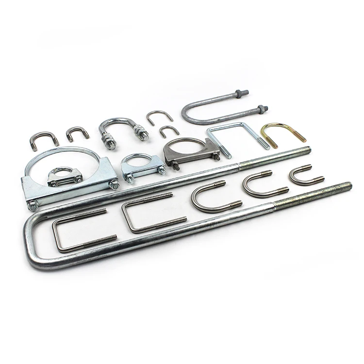 Din Standard Zinc Plated Carbon Steel Square U Bolts for Automobiles ...