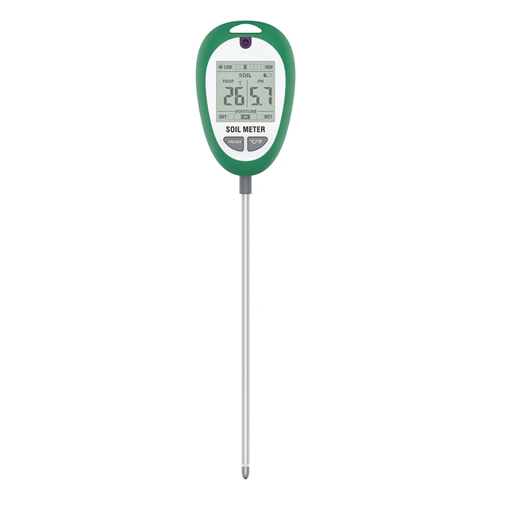 Oem 4 In 1 Digital Compost Thermometer Temperature Illuminance Light ...
