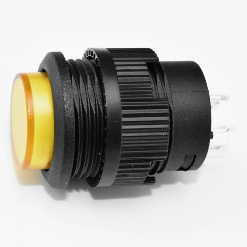 Push Button 2/4 Pin Self-locking/return Switch With 3v 12v Led ...