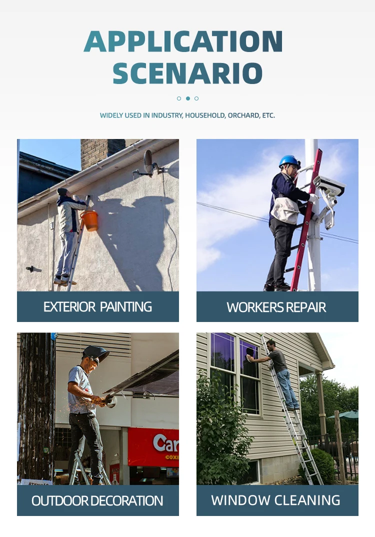 Electrical Work Insulated Ladder 16 ft Fiberglass Ladder Fiberglass ...