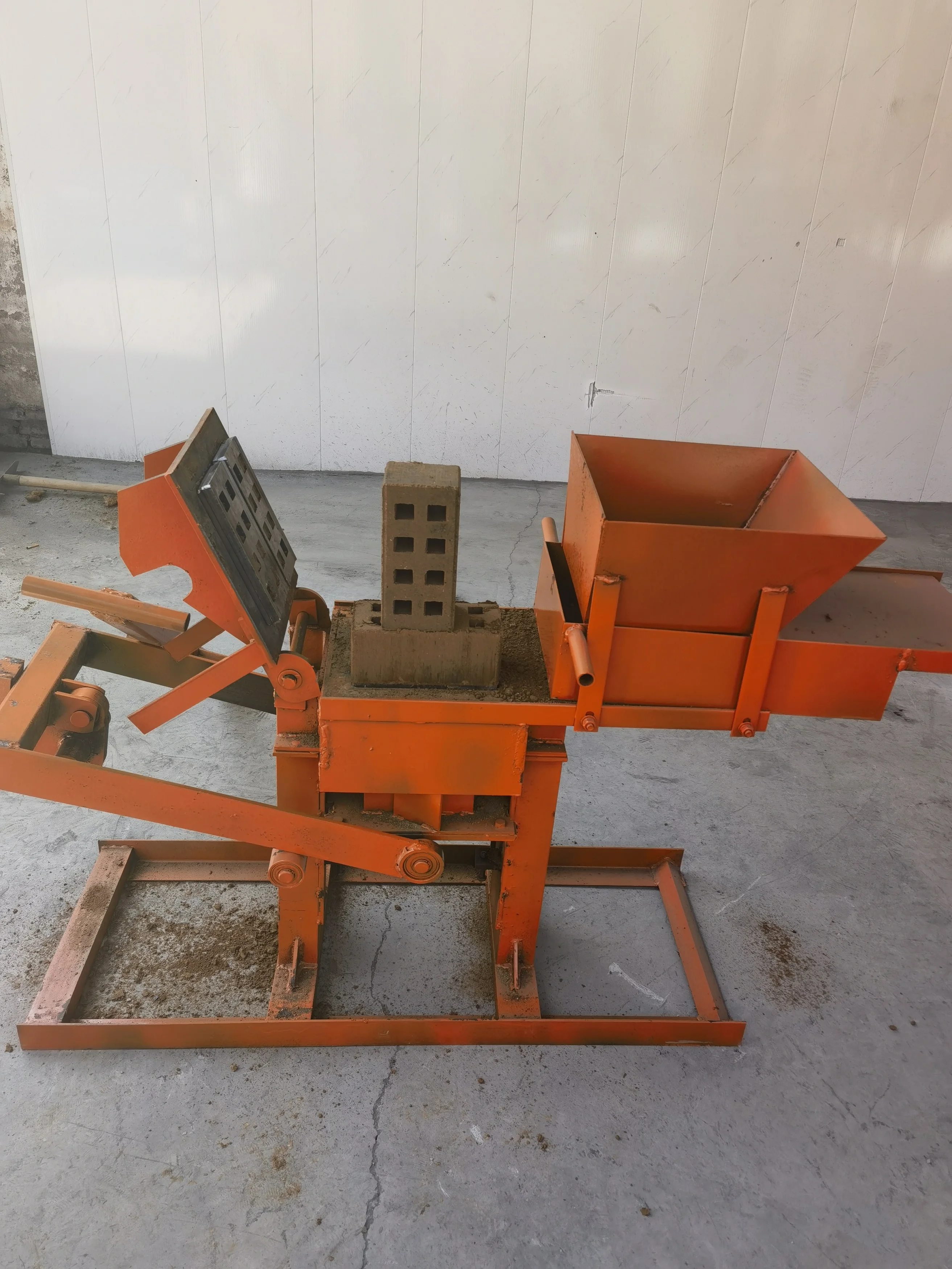 Manual Hand Press Qmr2-40 Manual Block Brick Making Machine - Buy Wt2 ...