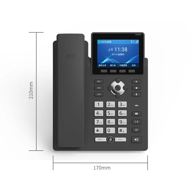 Wifi Sip Phone For Business Hotel Voip Telephone 2.4g 5.8g Wirele Phone ...