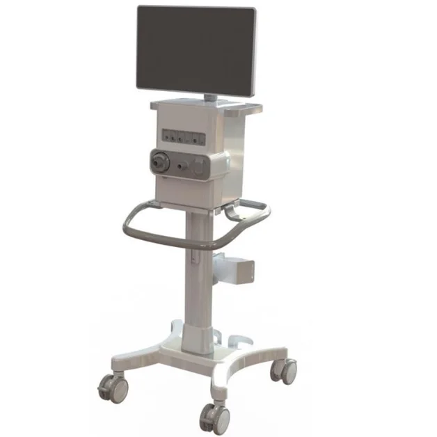 Icu Medical Equipment Portable Ventilator Trolley Cart With Handle ...