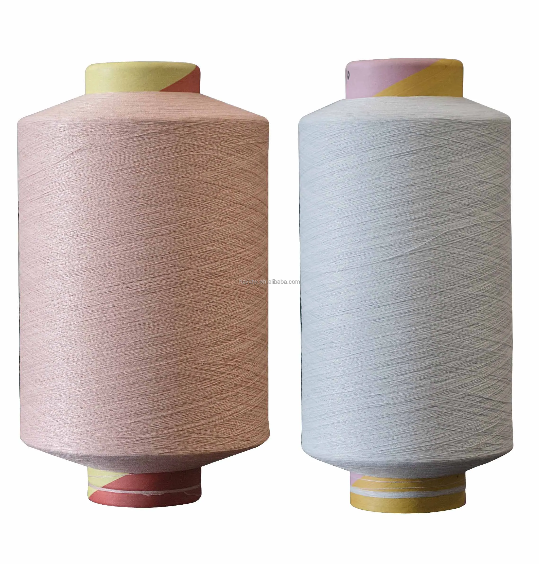 20s 100% Polyester High Quality Thread Full Dull Dty Raw White Cotton ...