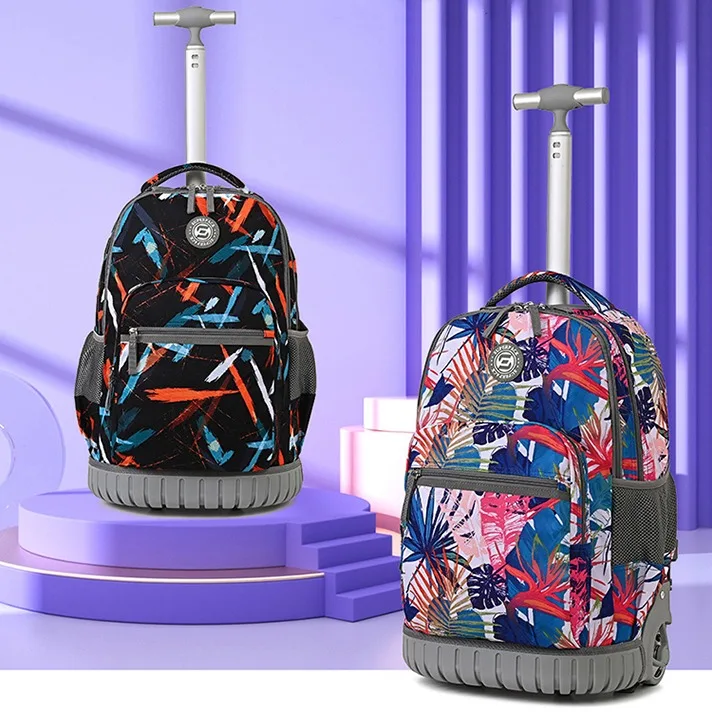 Wholesale Kids Rolling School Bag - Unisex Trolley Backpack
